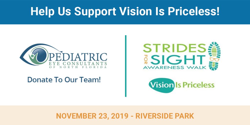 Donate To Our Team & Help Us Support Vision Is Priceless! - Pediatric ...